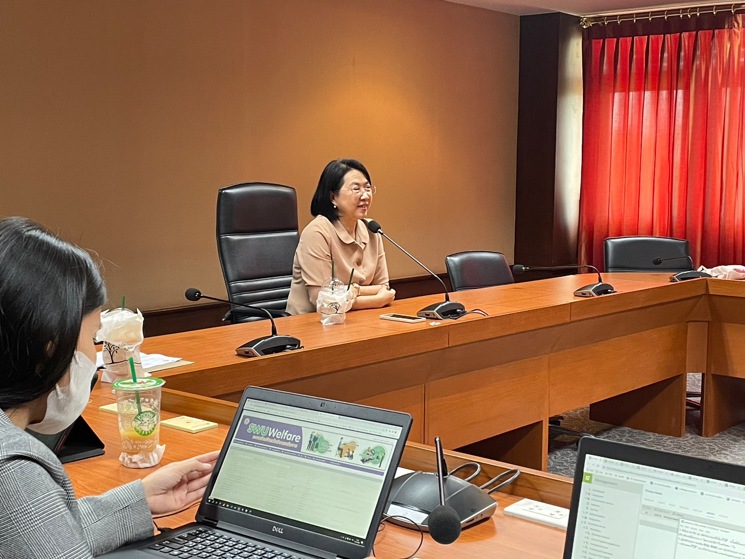 อบรมการใช้งานระบบเบิกเงินสวัสดิการพนักงาน (SWU-Welfare) องครักษ์ - ฝ่ายบริหารข้อมูลทรัพยากร